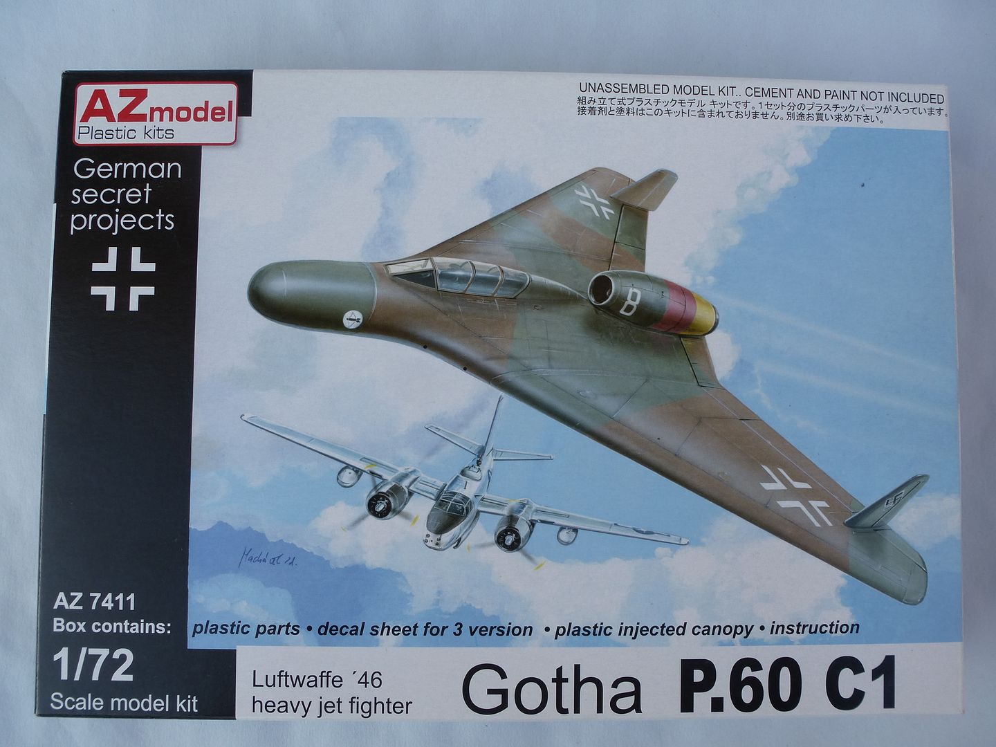 1/72 AZ Model Gotha P.60 C1 - Work in Progress - Aircraft - Britmodeller.com